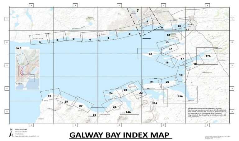 Galway Bay Map – Oranmore Maree Coastal Search Unit